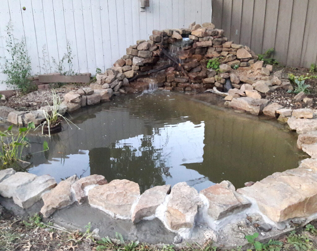 How can I fix my dry retention pond?
